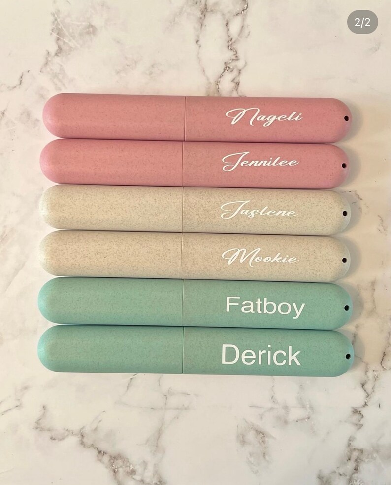 Personalized Toothbrush Case - Etsy