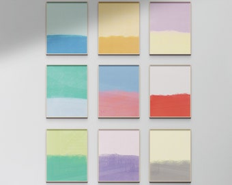 Abstract Color Block - Etsy