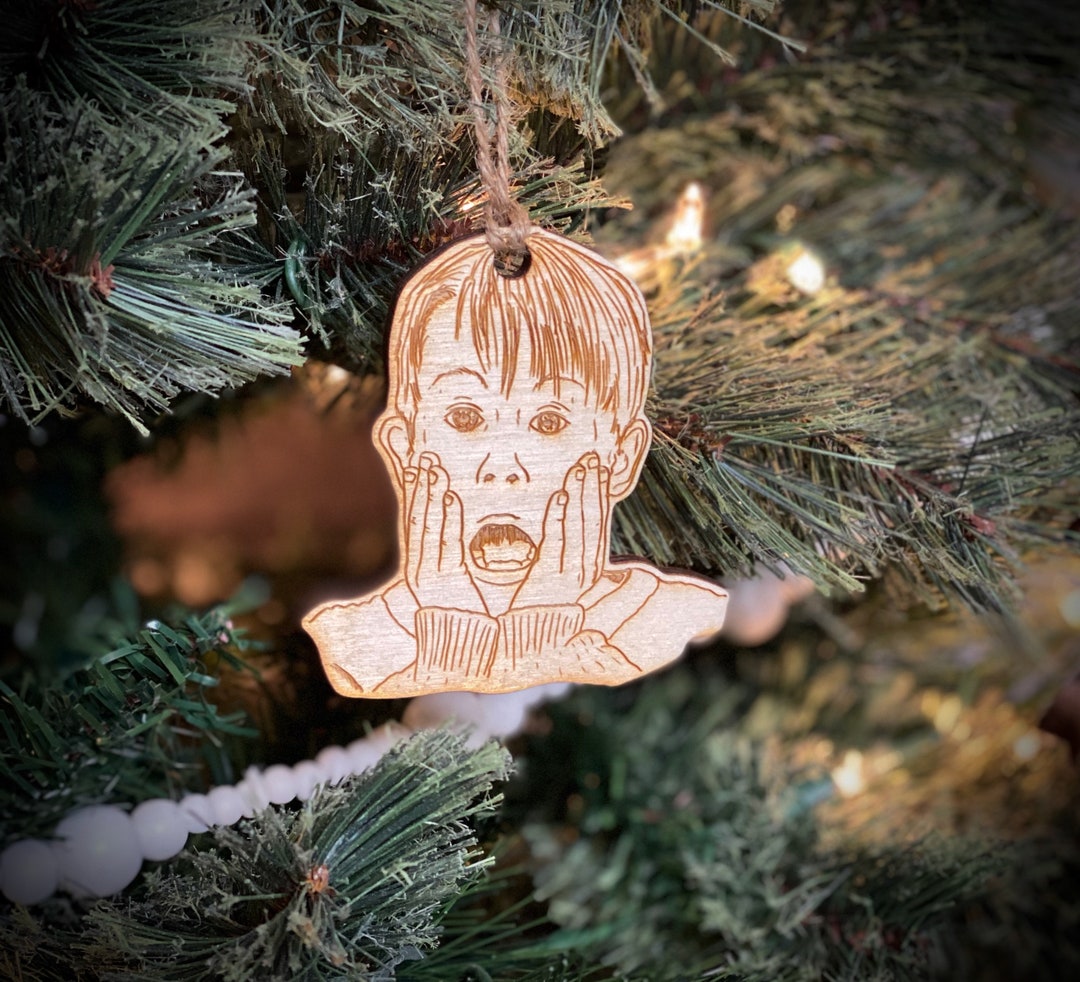 Kevin in Home Alone (macaulay Culkin) Wooden Christmas Ornament - Etsy