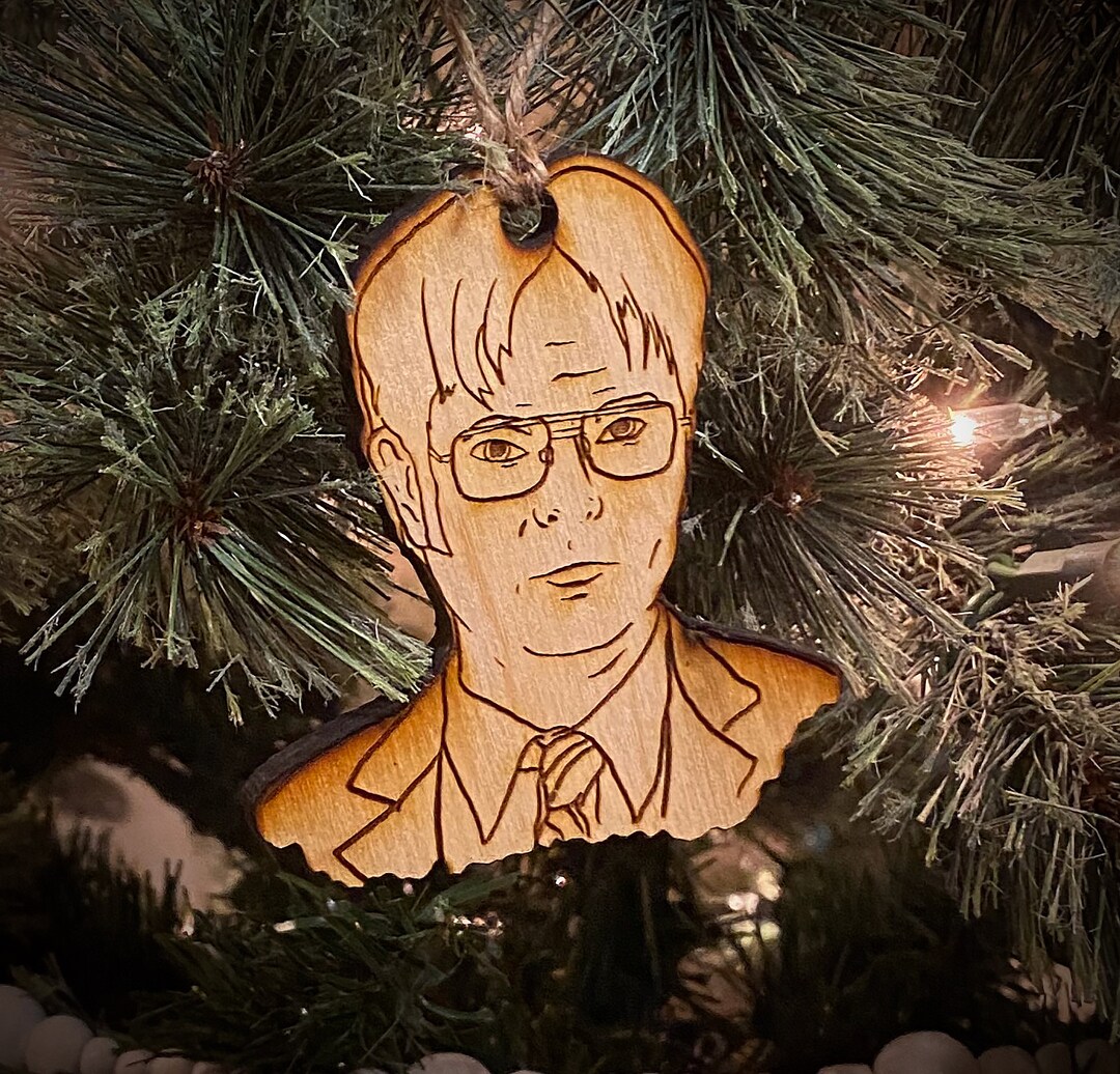 Dwight Schrute (the Office) Wooden Christmas Ornament - Etsy