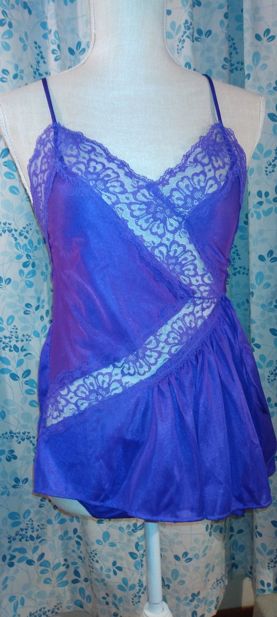 Vintage 80s Undercover Wear Black and Gold Lingerie T… - Gem