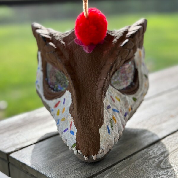 Dino Mask Hood - Etsy