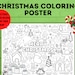 Christmas Coloring Poster for Kids | Coloring Pages for Kids | Kids ...
