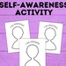 Self-esteem Activity | Self-awareness Activity | Blank Face | Blank ...