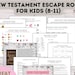 Bible Escape Room | New Testament Escape Room for Youth | Youth Games ...