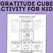 Gratitude Cube | Gratitude Game for Kids | Teach Kids Gratitude | Kids ...