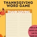 Thanksgiving Pictionary and Charades for Kids and Family Thanksgiving ...