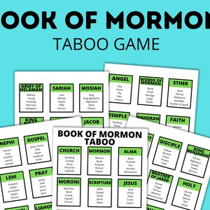 Book of Mormon Escape Room for Kids Ages 8-12 Book of Mormon Games for ...