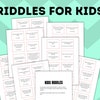 Christmas Riddles Who Am I, Printable Christmas Party Game, Kids ...