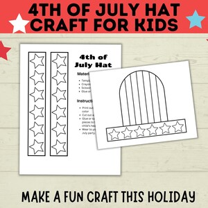 4th of July Craft for Kids | Patriotic Hat for Kids | Kids Craft ...