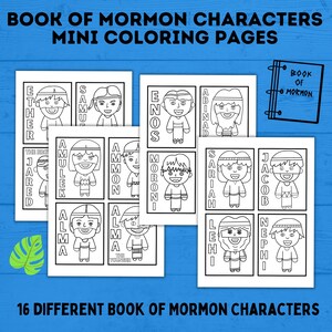 book of mormon coloring pages 2010
