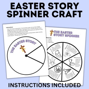 Easy Easter Crafts | Easter Spinner Craft | the Easter Story Craft ...