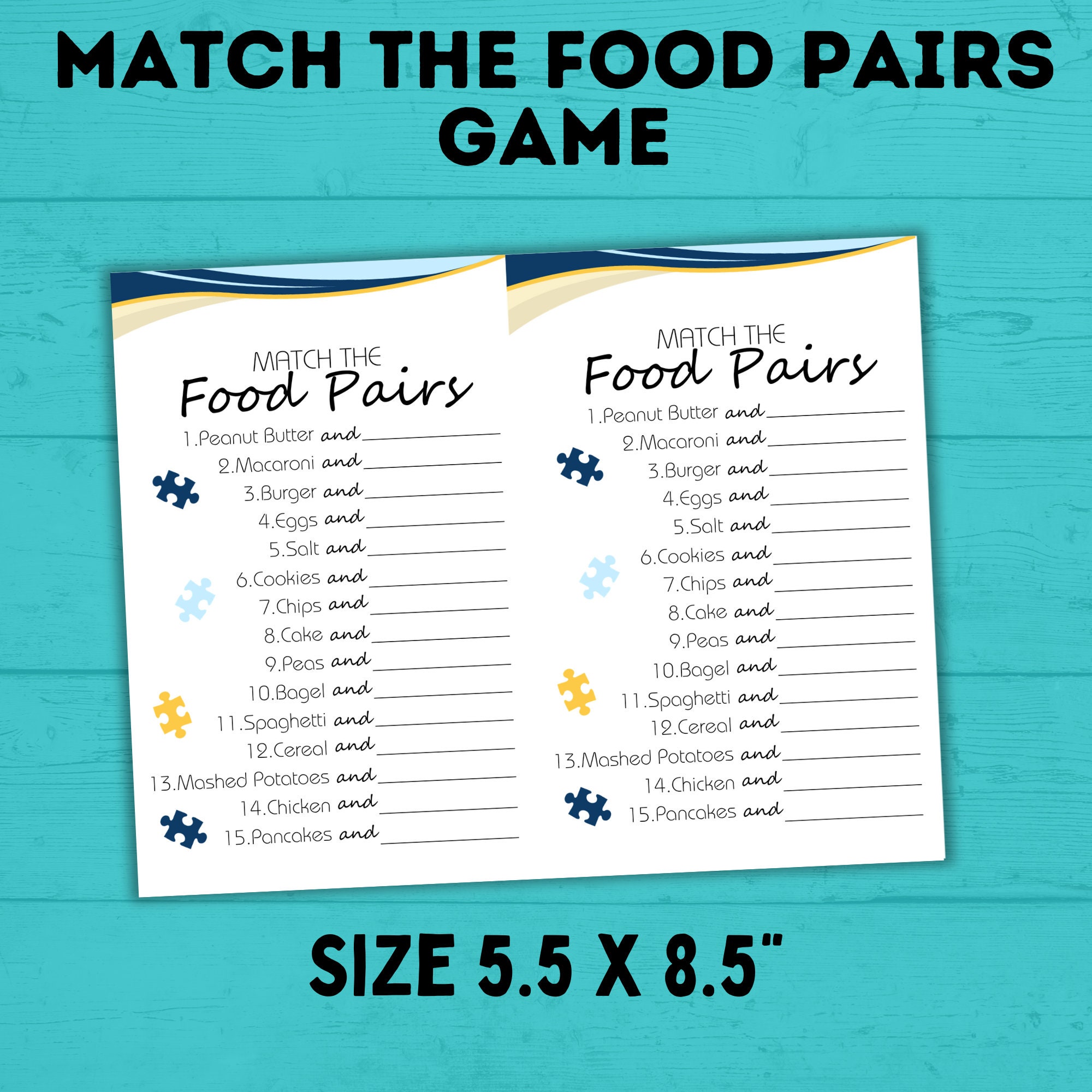Food Pairs Game | Match the Food Pairs | Kids Games | Kids Activities ...