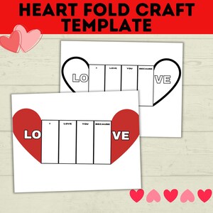 Heart Craft | Valentine's Day Craft | Folding Heart Craft | Kids Crafts ...