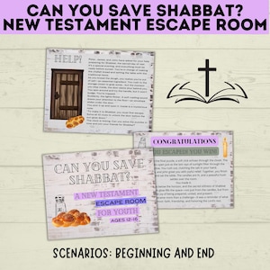Bible Escape Room | New Testament Escape Room for Youth | Youth Games ...