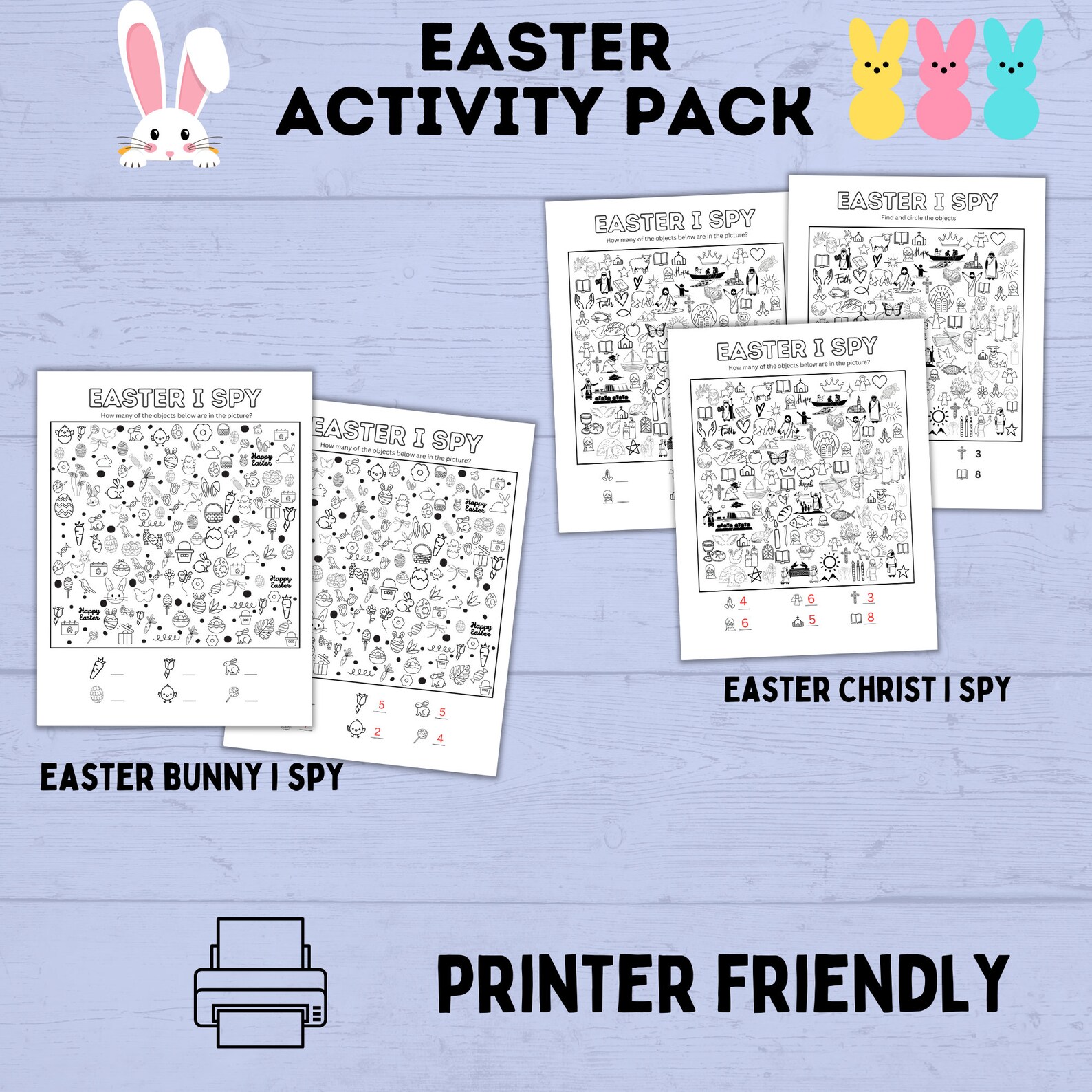 Easter Activity Pack for Kids Easter Printables Easter Activities ...