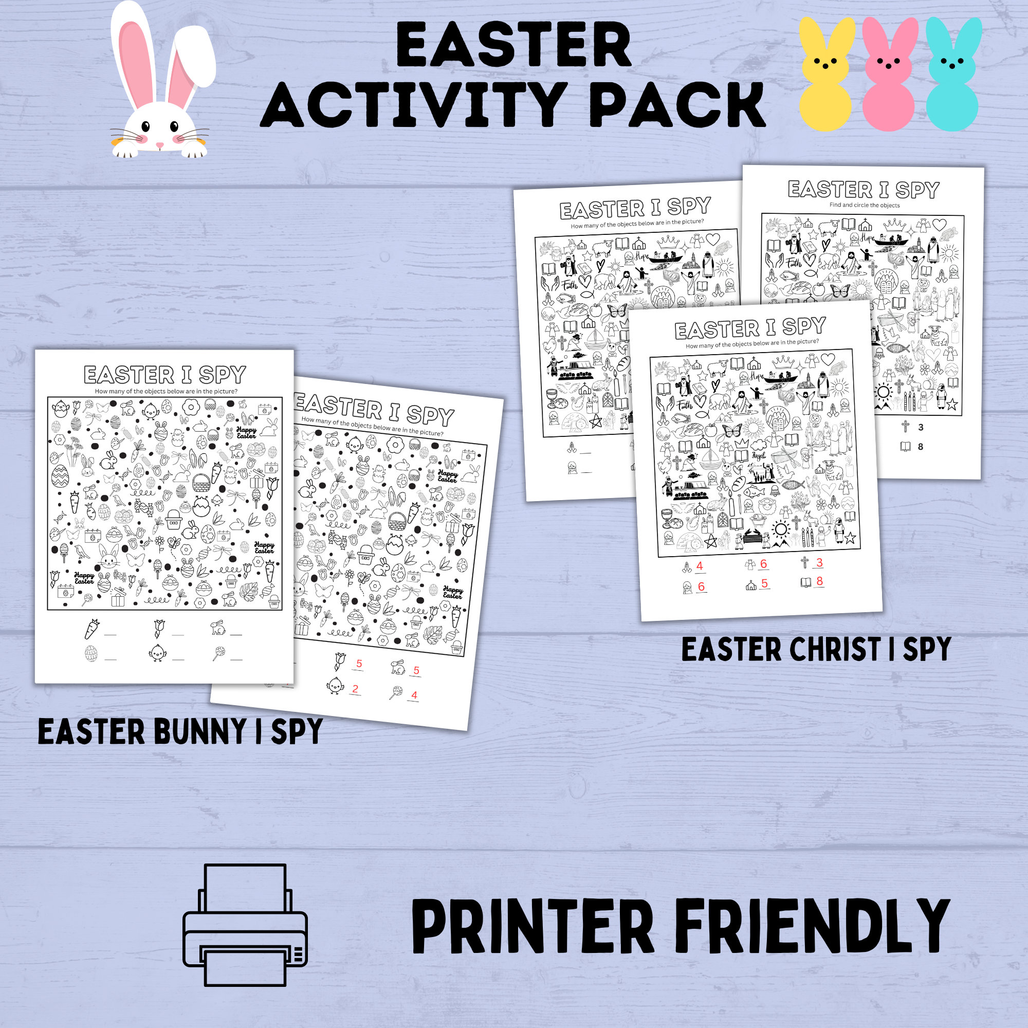 Easter Activity Pack for Kids Easter Printables Easter Activities ...