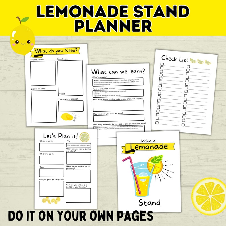 DIY Lemonade Stand | How to Make and Plan a Lemonade Stand With Kids ...