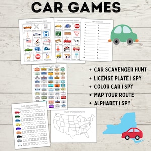 Road Trip Games | Ultimate Travel Bundle for Kids and Family | Travel ...