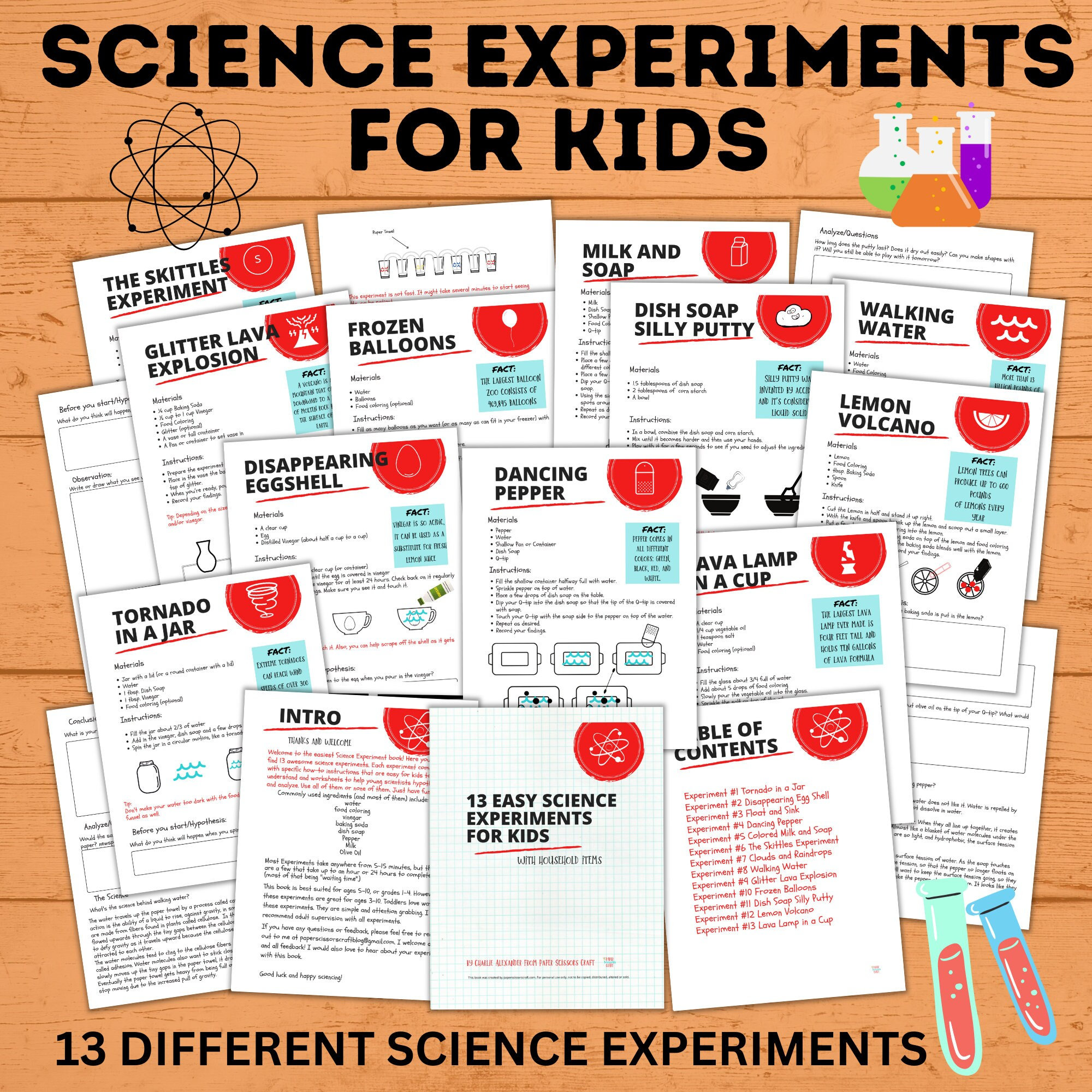 Kids Science Experiments | Kids STEM | Science Experiment Printables ...