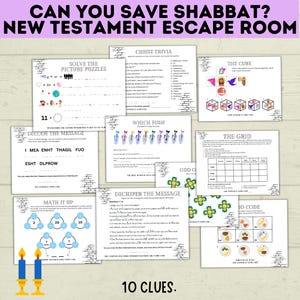 Bible Escape Room | New Testament Escape Room for Youth | Youth Games ...