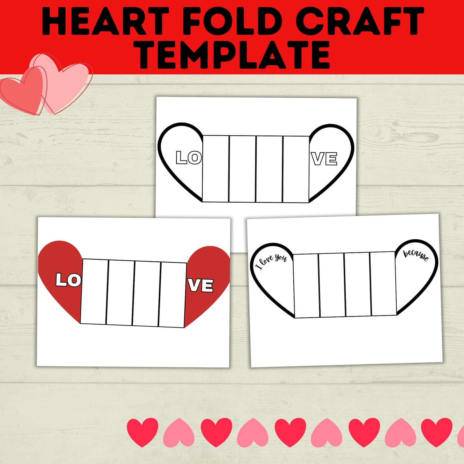 Heart Craft | Valentine's Day Craft | Folding Heart Craft | Kids Crafts ...