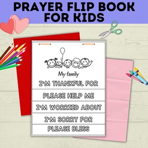 Prayer Craft | Prayer Flip Book | Prayer Activity | Prayer Printables ...