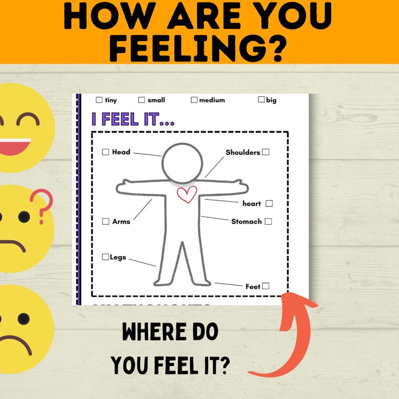 Feelings Chart | Mood Tracker | How Are You Feeling? | Mood Chart ...