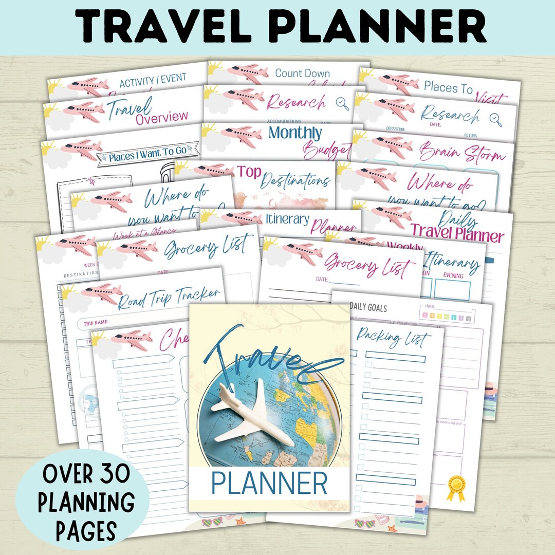 Travel Planner for the Whole Family | Family Planner | Budget Planner ...