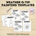 Q Tip Painting Weather Printable | Preschool Activity PDF | Preschool ...