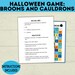 Halloween Game for Kids Kids Game Party Game Family Game Brooms and ...