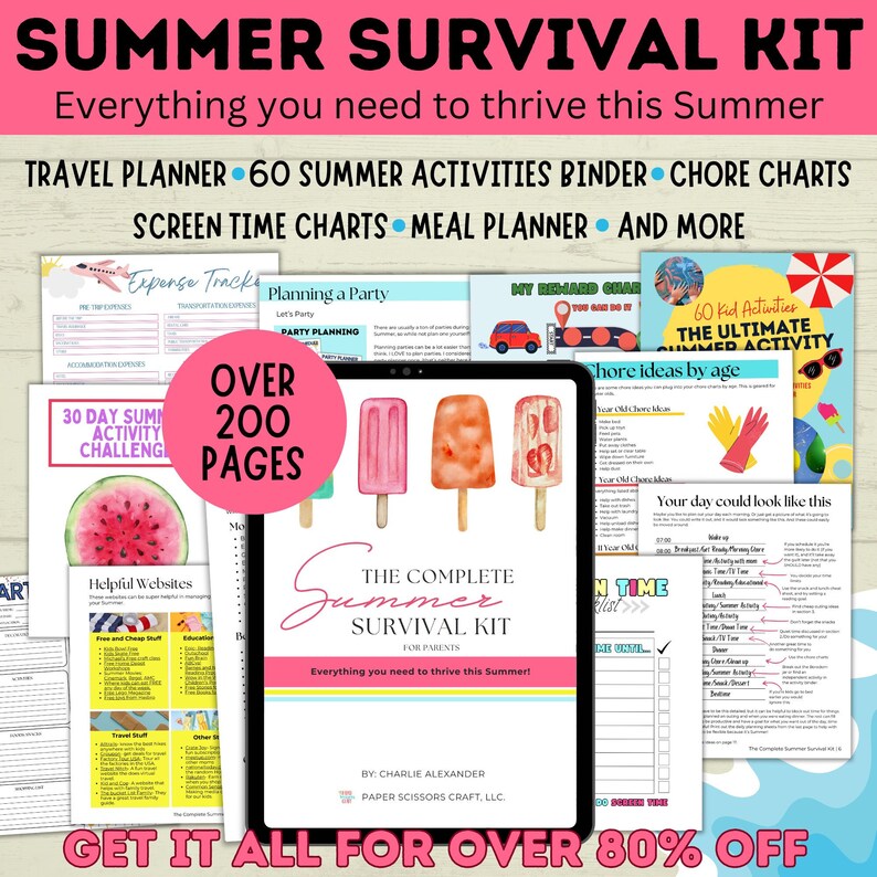 Summer Schedule | Summer Planner | Summer Bundle | Summer Games | the ...