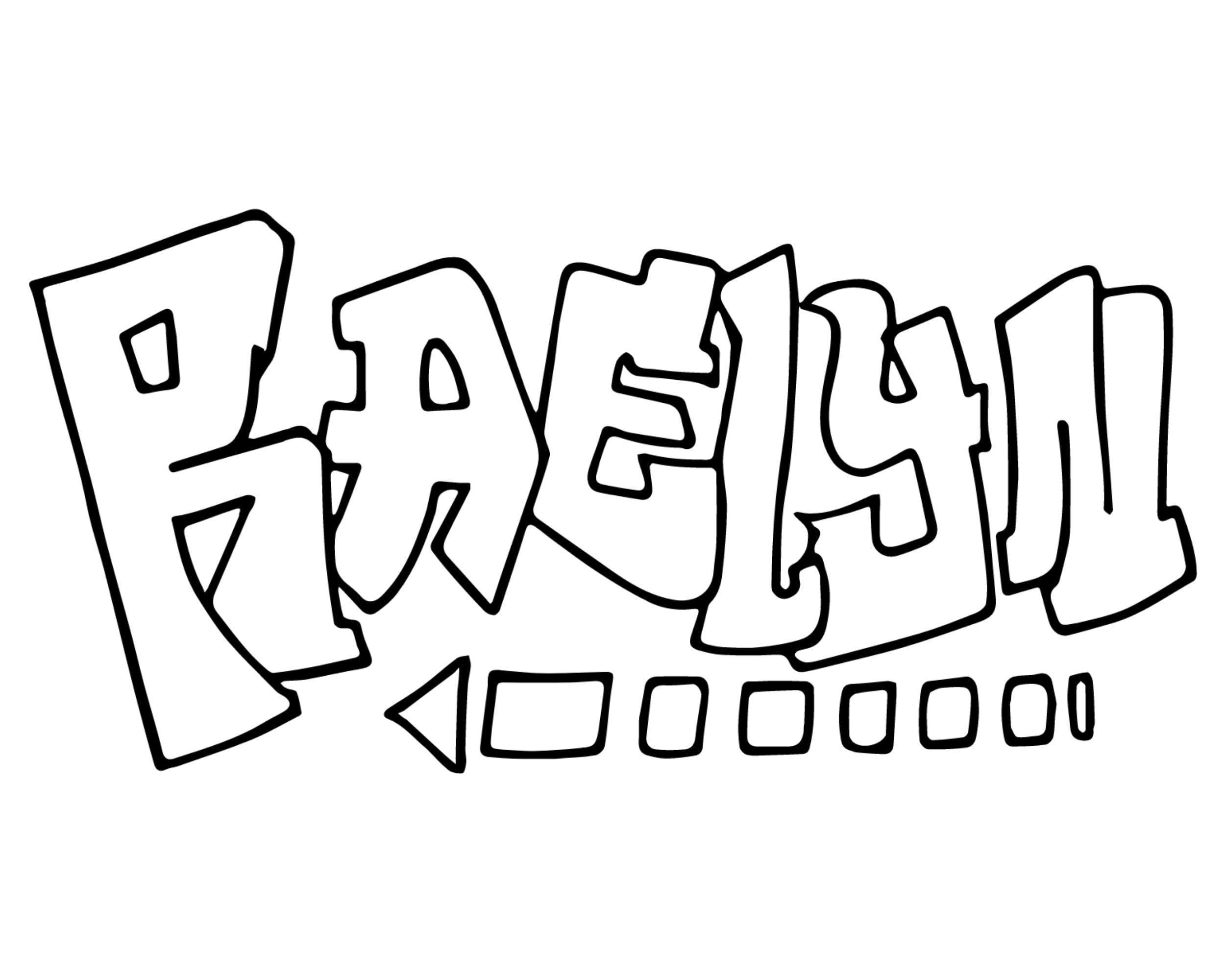 Your Name Coloring Page your-name-coloring-page