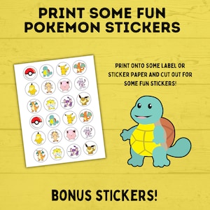 Pokemon Activity Bundle for Kids | Pokemon Printables | Pokemon Party ...