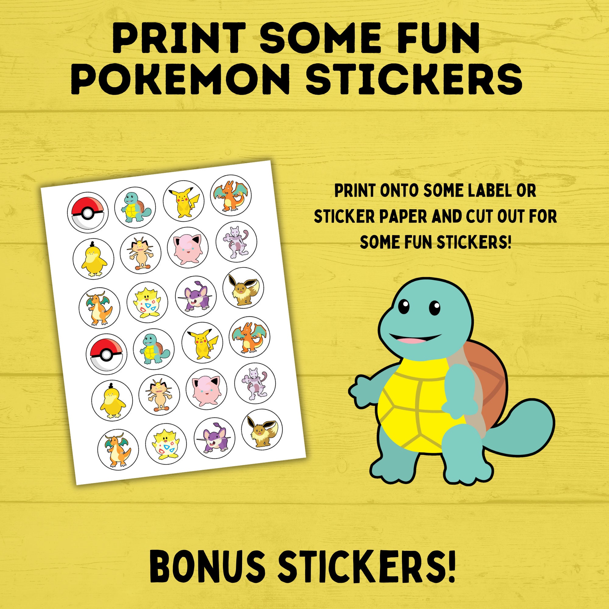 Pokemon Activity Bundle for Kids | Pokemon Printables | Pokemon Party ...
