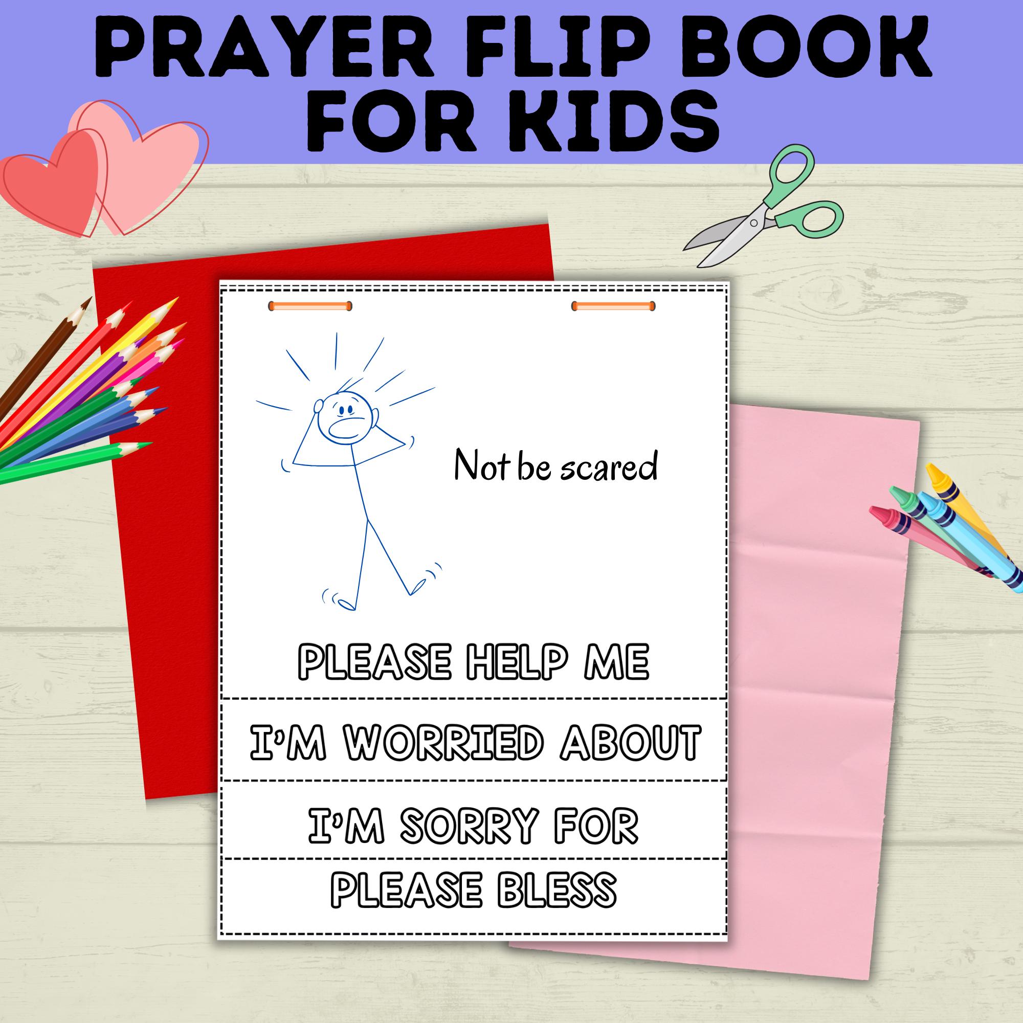Prayer Craft | Prayer Flip Book | Prayer Activity | Prayer Printables ...
