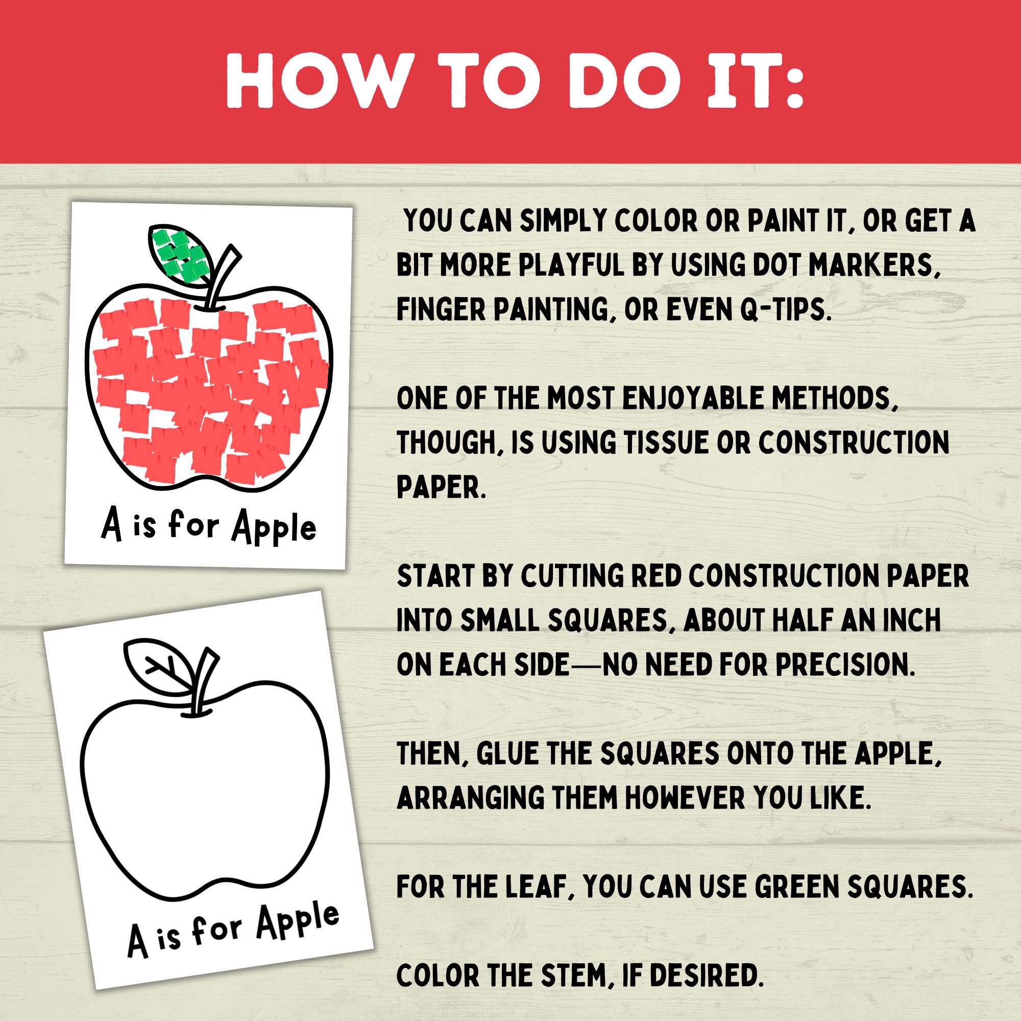 Apple Craft for Kids | Kids Craft | Preschool Craft | Toddler Craft ...