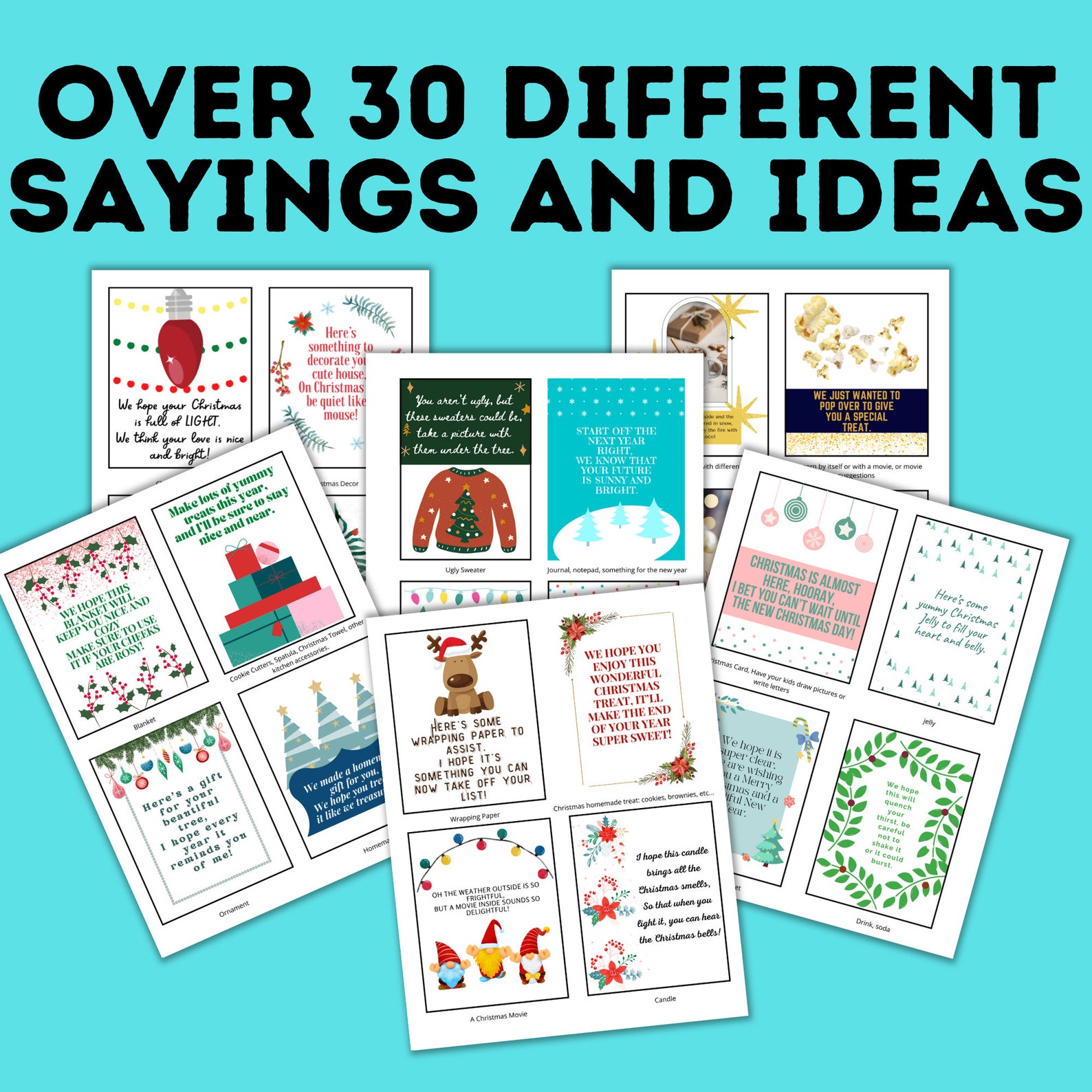 12 Days of Secret Santa for Kids Christmas Games Christmas Activities ...