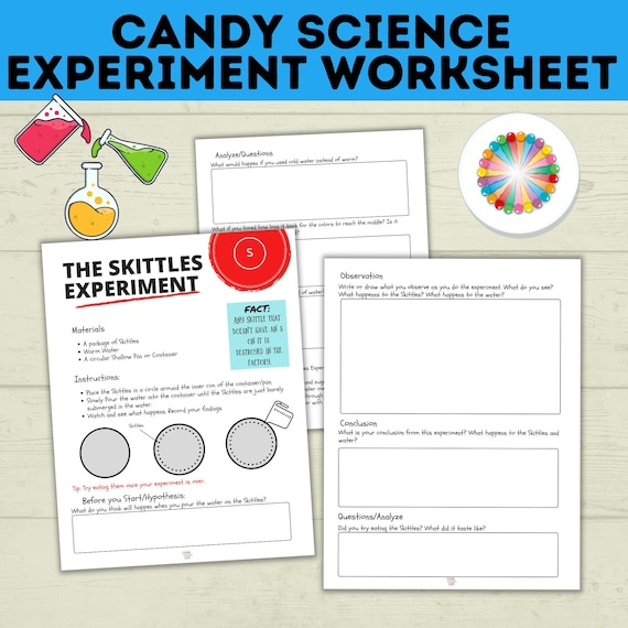 Skittles Science Fair Project Instructions Skittles Experiment Candy