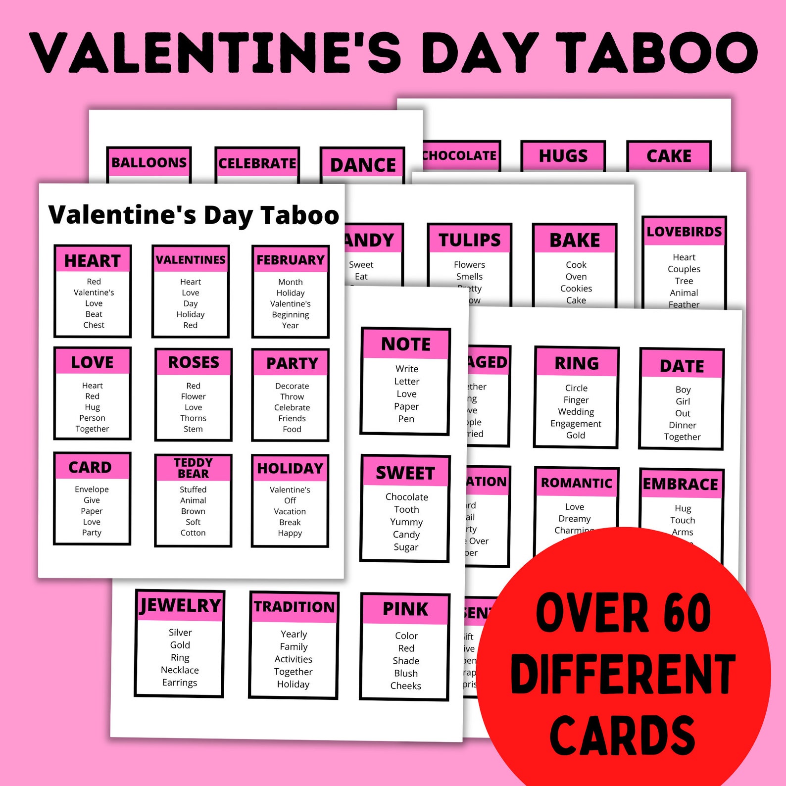 Valentine's Day Game Valentine's Party Game Kids Games Valentine's Day ...