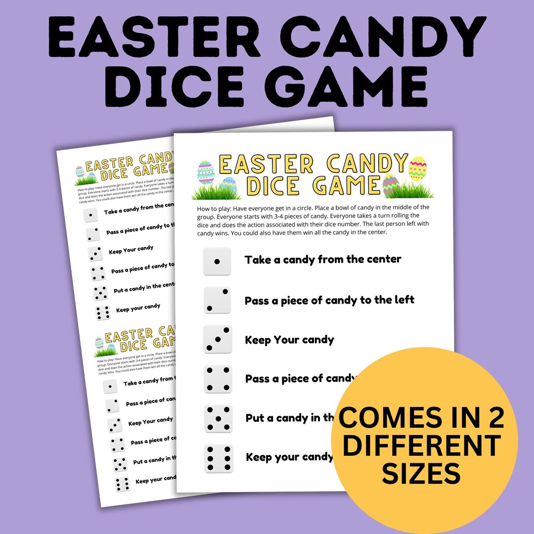 Easter Game | Easter Candy Dice Game for Kids | Kids Games | Party ...