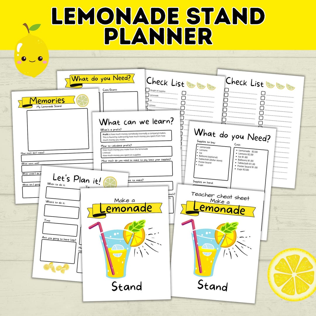 DIY Lemonade Stand | How to Make and Plan a Lemonade Stand With Kids ...