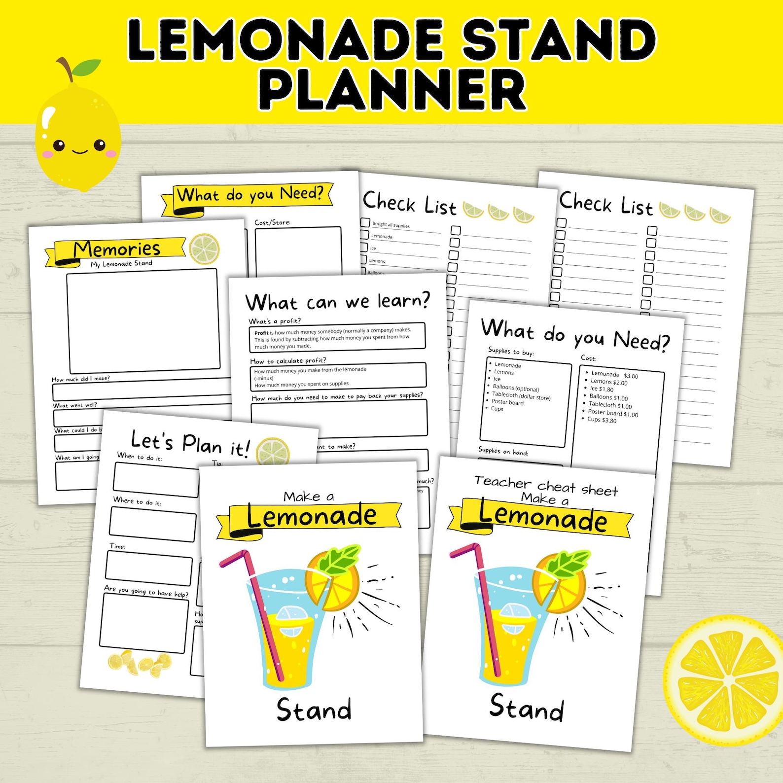 DIY Lemonade Stand | How to Make and Plan a Lemonade Stand With Kids ...