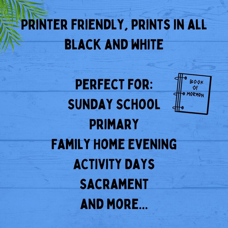 Book of Mormon I Spy for Kids | I Spy | Kids Activities | Kids ...