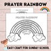 Prayer Rainbow | Prayer Craft | Prayer Activity | Prayer Worksheets ...
