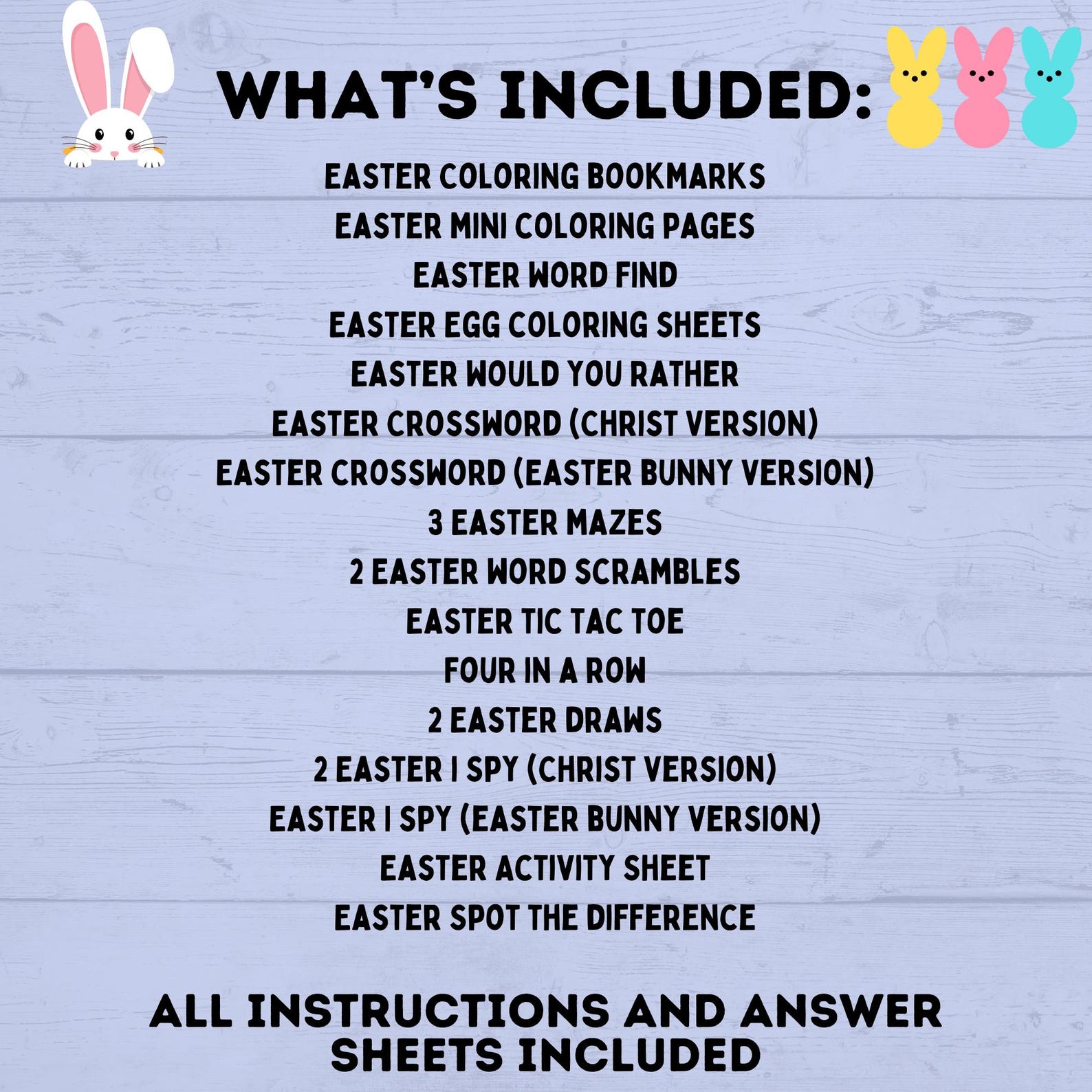 Easter Activity Pack for Kids Easter Printables Easter Activities ...