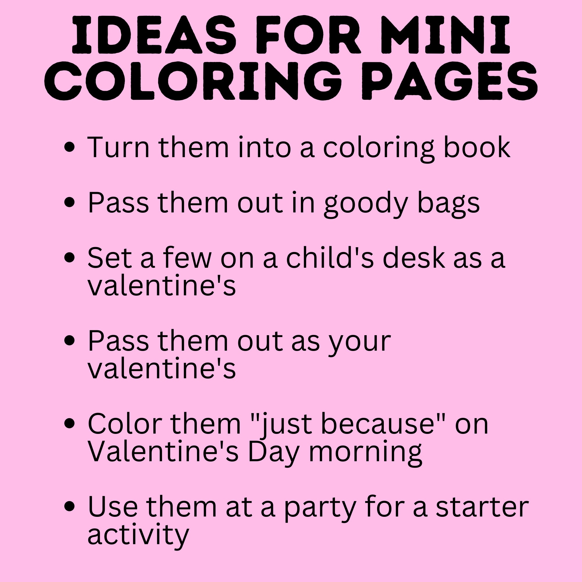 Valentine's Mini Coloring Pages | Kid's Coloring Pages | Valentine's ...
