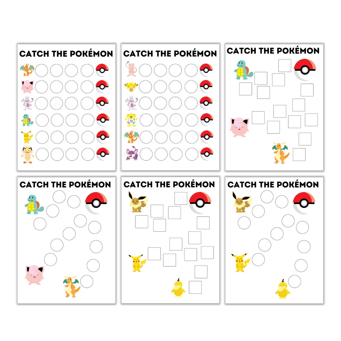 Pokémon Potty Training Chart for Toddlers Reward Chart for - Etsy Canada
