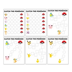 Pokémon Potty Training Chart for Toddlers Reward Chart for Toddlers ...