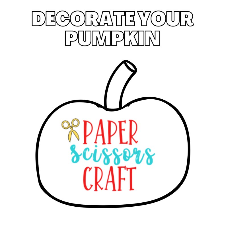 Fall Pumpkin Coloring Page Printable for Kids, Thanksgiving Activity ...